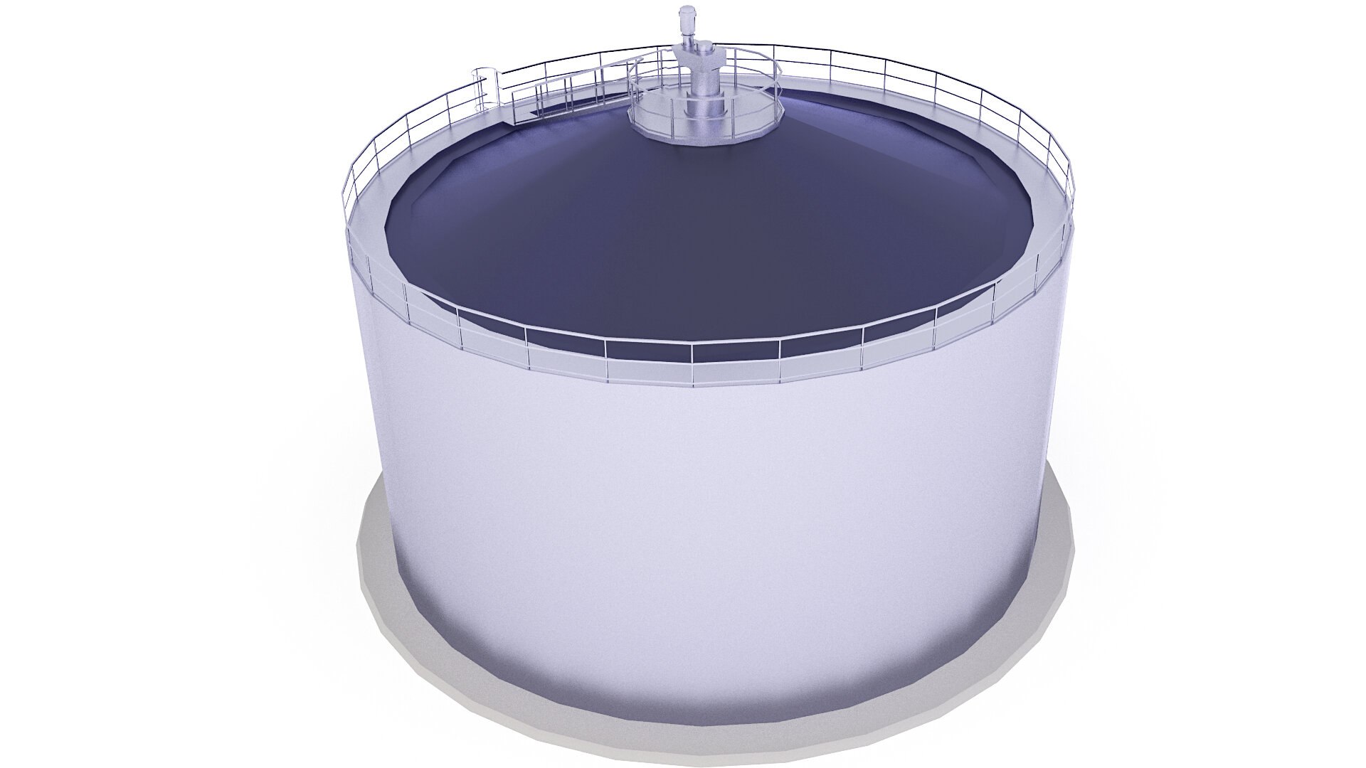 Biogas Tank Low Poly Game 5 3D - TurboSquid 1757270