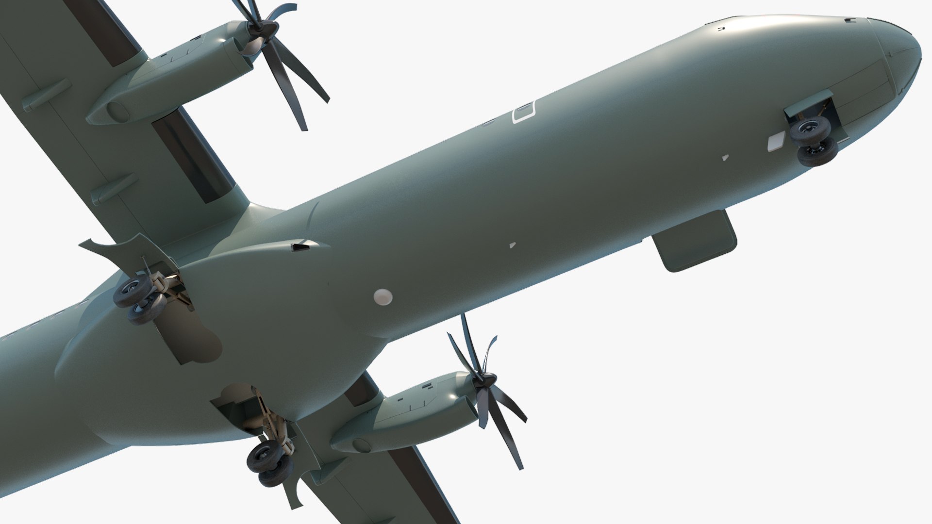 3D ATR 72-600 Naval Patrol Aircraft Open - TurboSquid 2430267