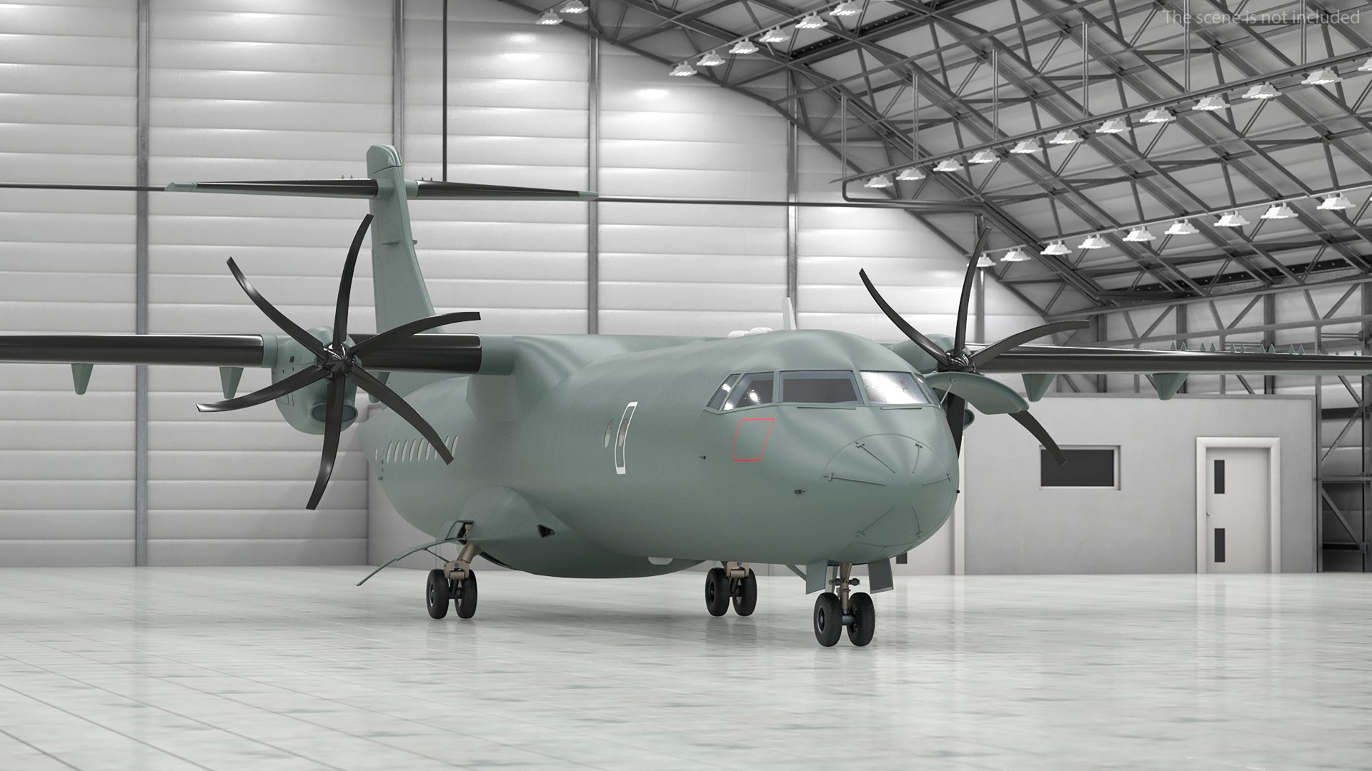 3D ATR 72-600 Naval Patrol Aircraft Open - TurboSquid 2430267