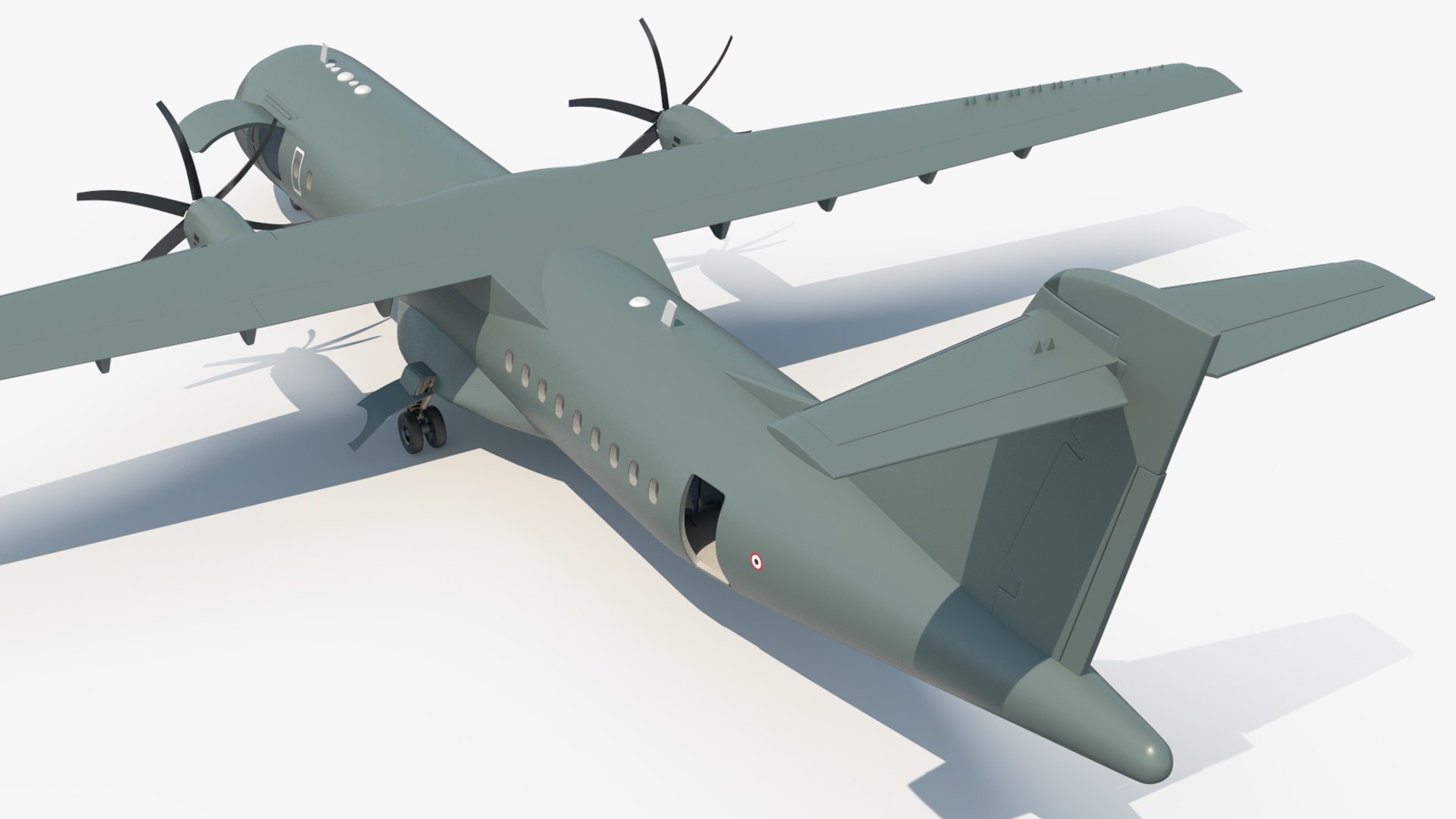3D ATR 72-600 Naval Patrol Aircraft Open - TurboSquid 2430267