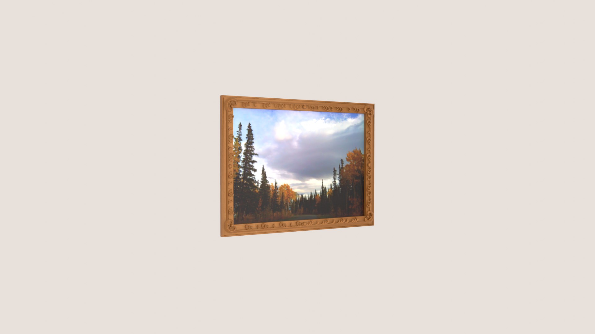 3D model Framed painting Nature 2 - TurboSquid 1829911