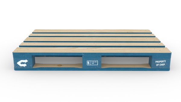 modelo 3d Palet de tamaño EUR de la marca CHEP - TurboSquid 2140201