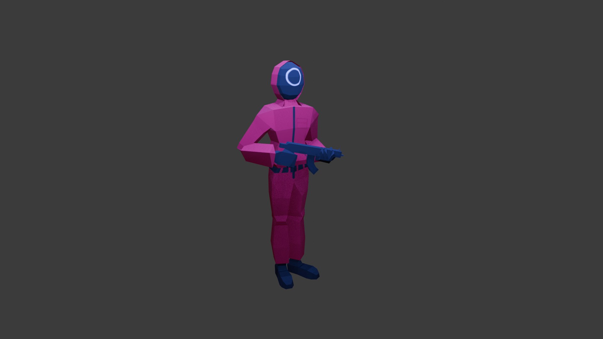 SQUID GAME GUARD 3D - TurboSquid 2343906