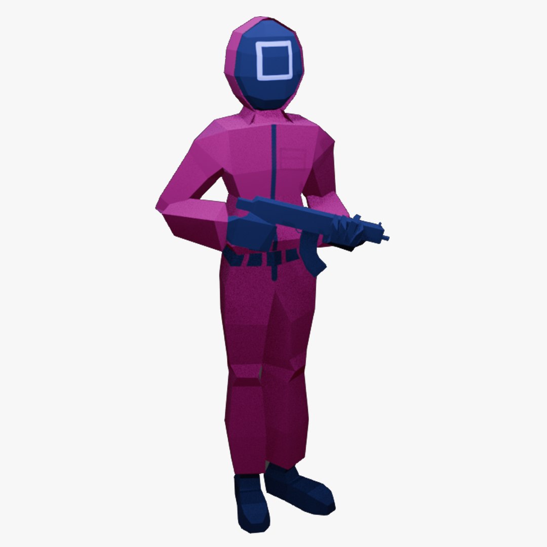 SQUID GAME GUARD 3D - TurboSquid 2343906