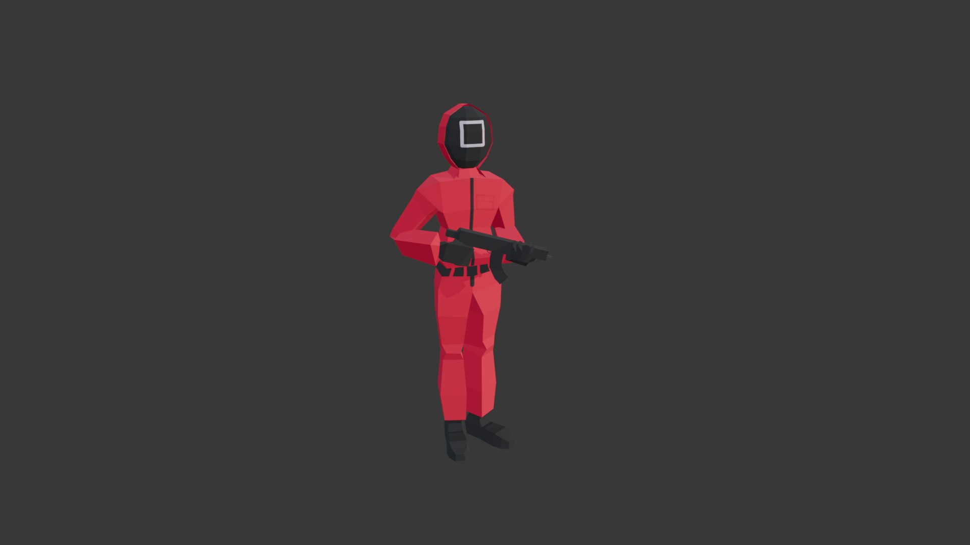 SQUID GAME GUARD 3D - TurboSquid 2343906