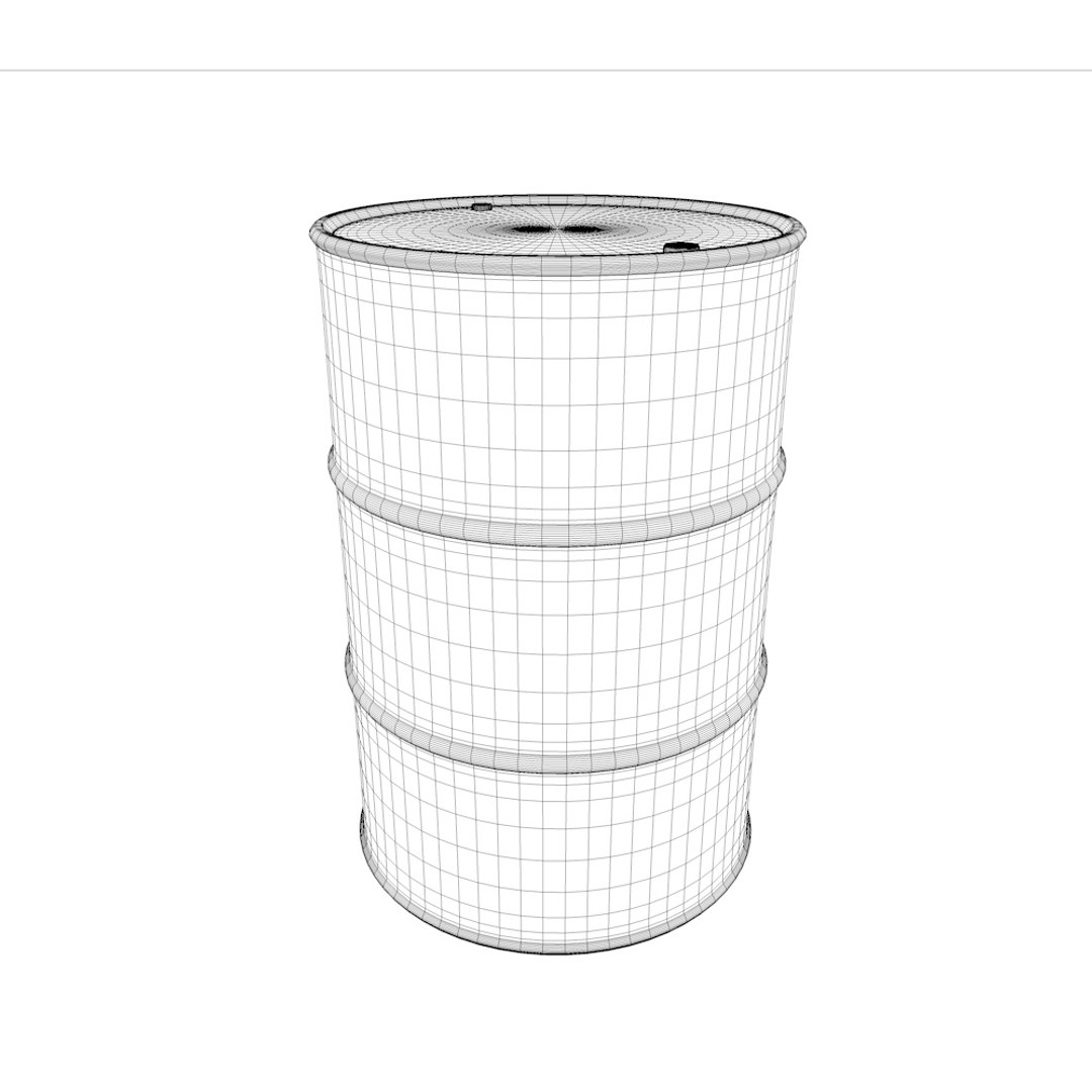 Oil Barrel 3D Model - TurboSquid 1616011