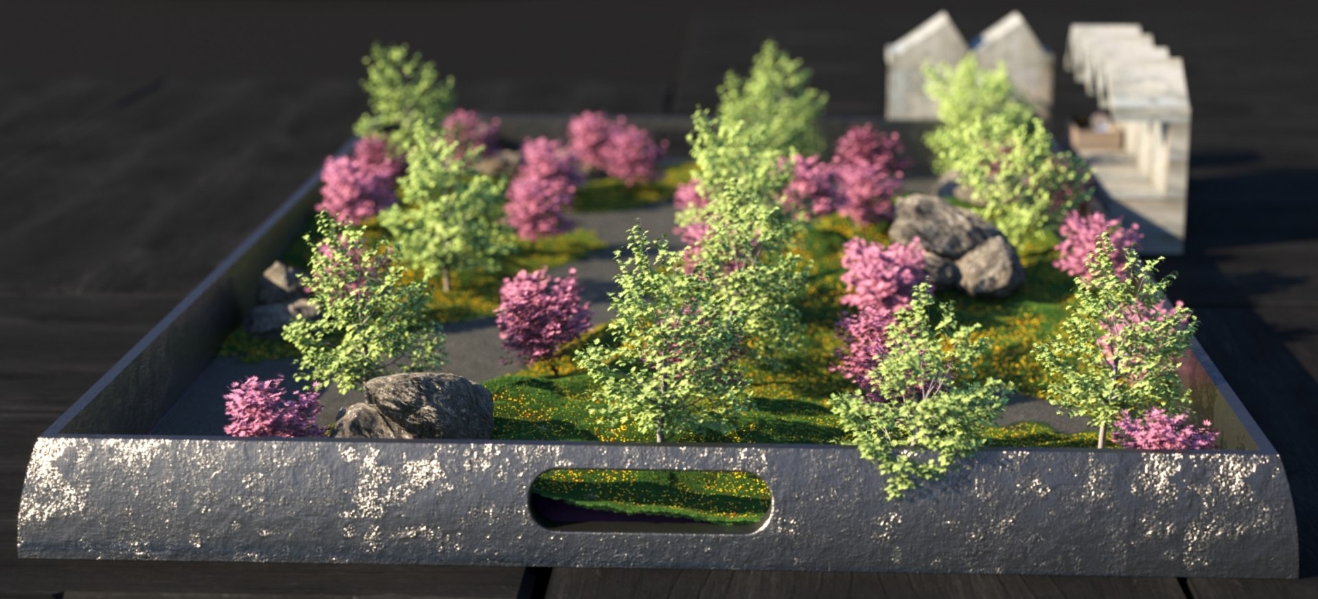 3D Miniature Landscape Model - TurboSquid 1636516