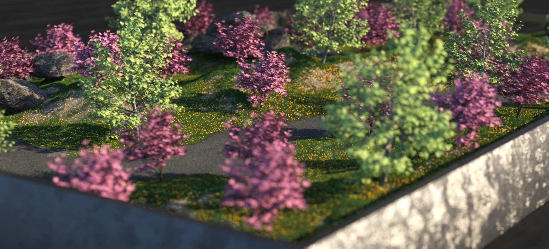 3D Miniature Landscape Model - TurboSquid 1636516