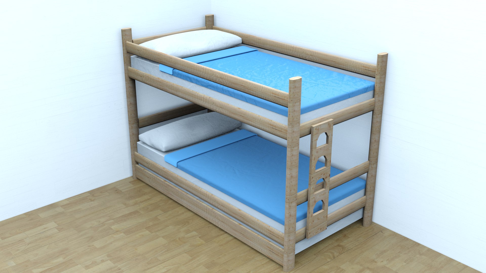 Bunk Bed Model - TurboSquid 1591009