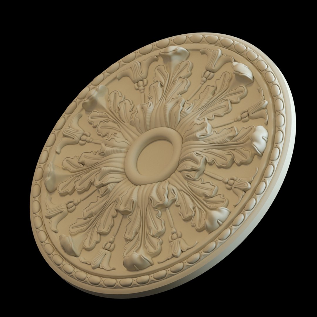 2 Rosette 3d Model