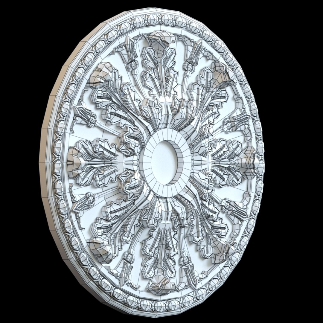 2 Rosette 3d Model