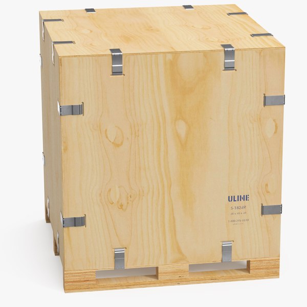 Holzverpackungsbox Uline 3D-Modell - TurboSquid 2119152