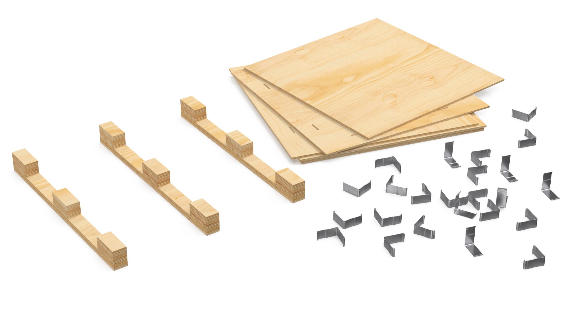 3D Wooden Packaging Box Uline Model - TurboSquid 2119152
