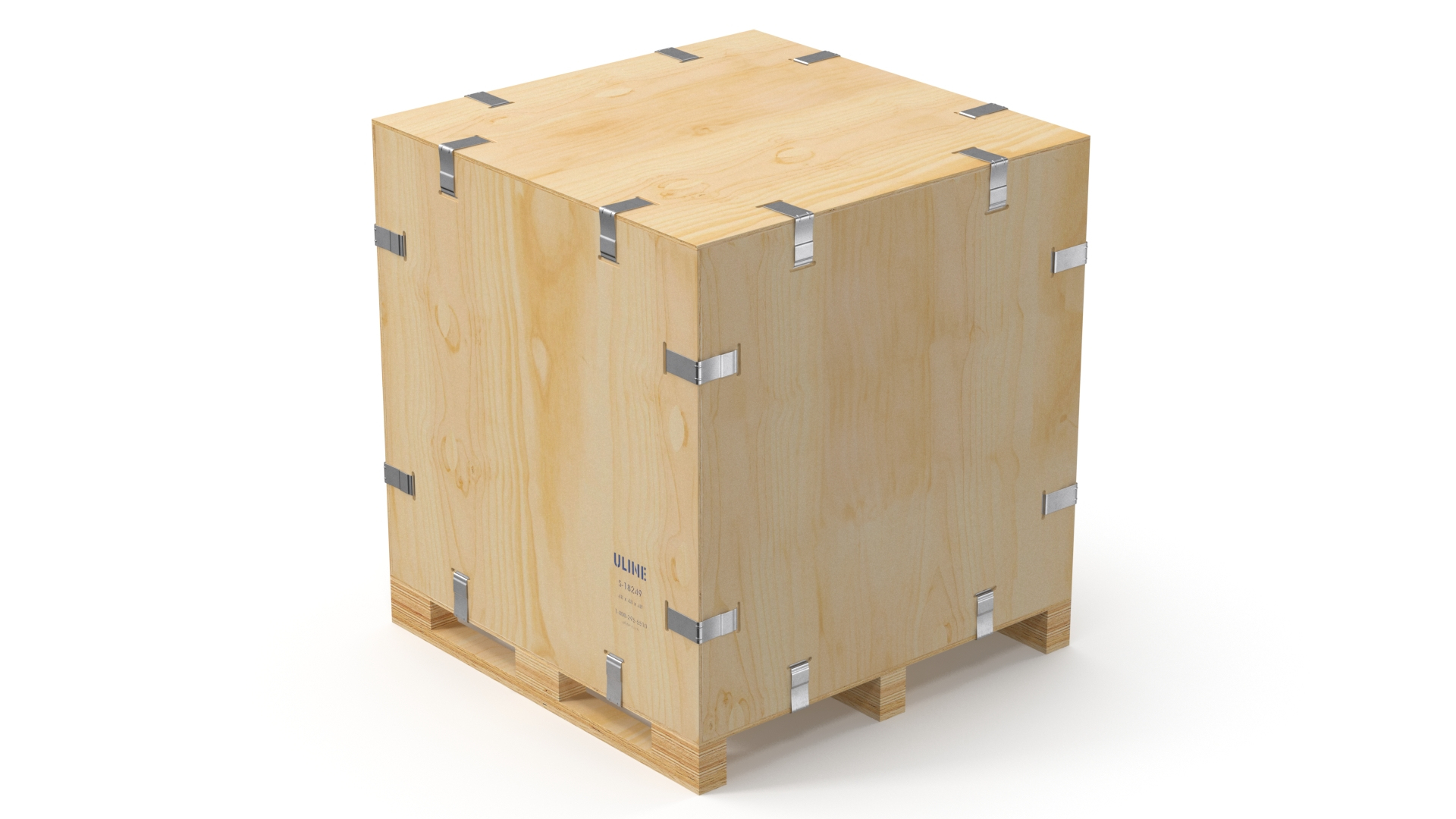 3D Wooden Packaging Box Uline Model - TurboSquid 2119152