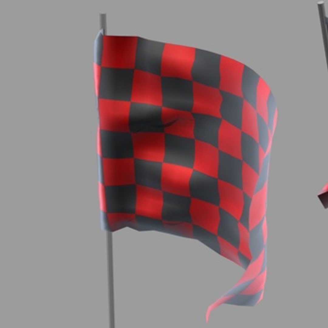 3d Model Static Flags