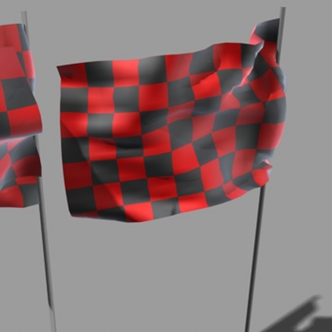 3d Model Static Flags