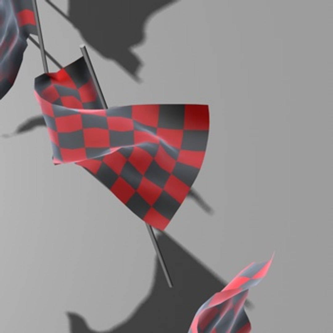 3d Model Static Flags