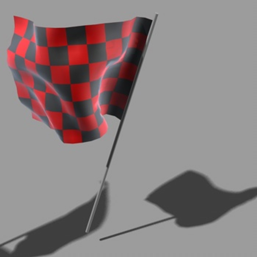 3d Model Static Flags