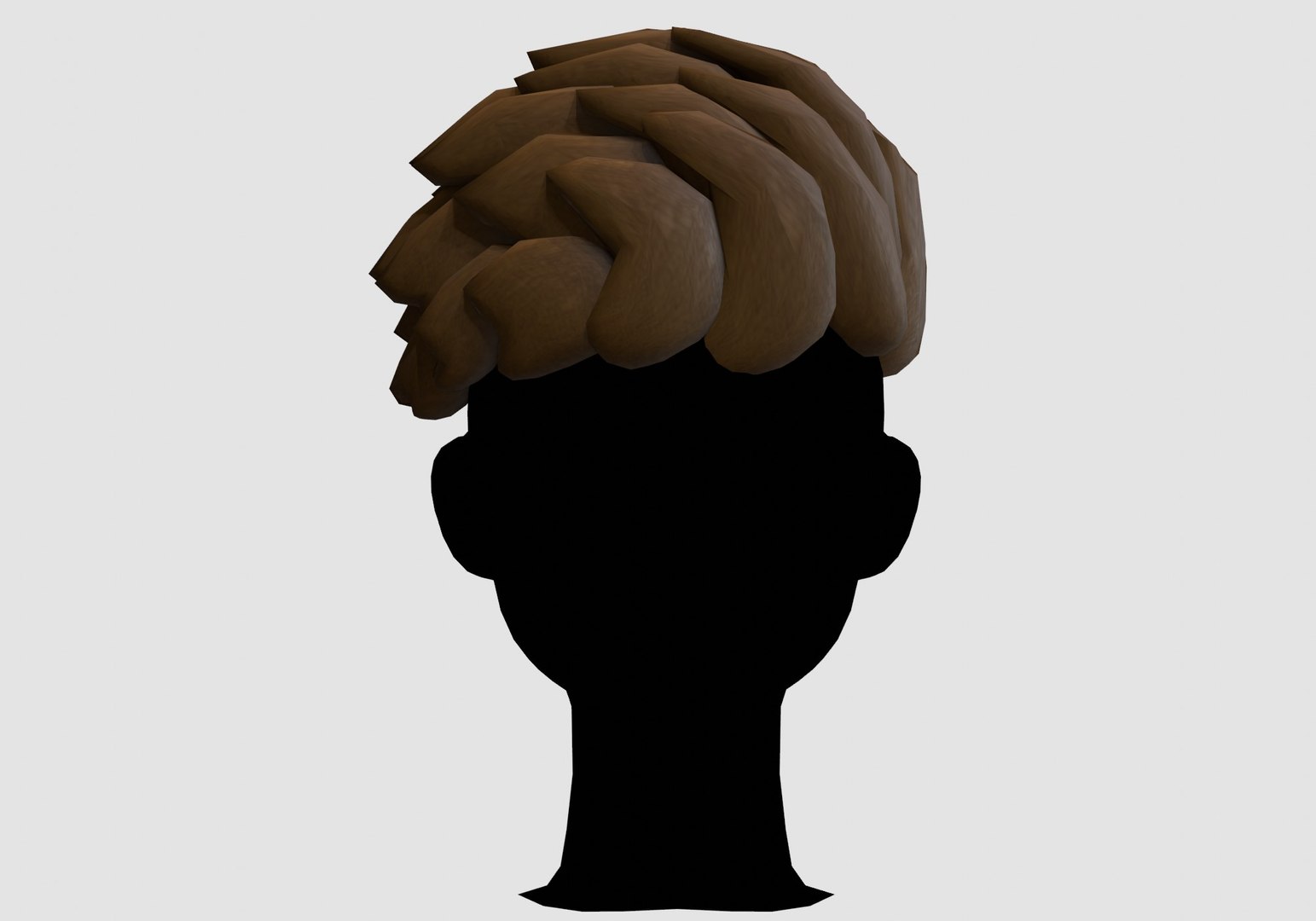 3D Cartoon Up Hairstyle - TurboSquid 1931846