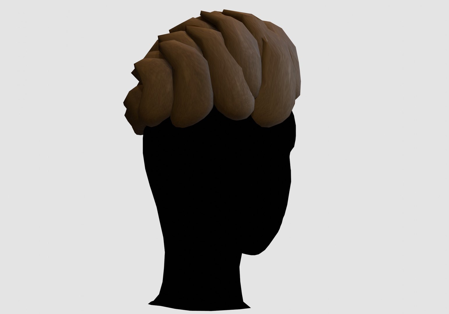 3D Cartoon Up Hairstyle - TurboSquid 1931846