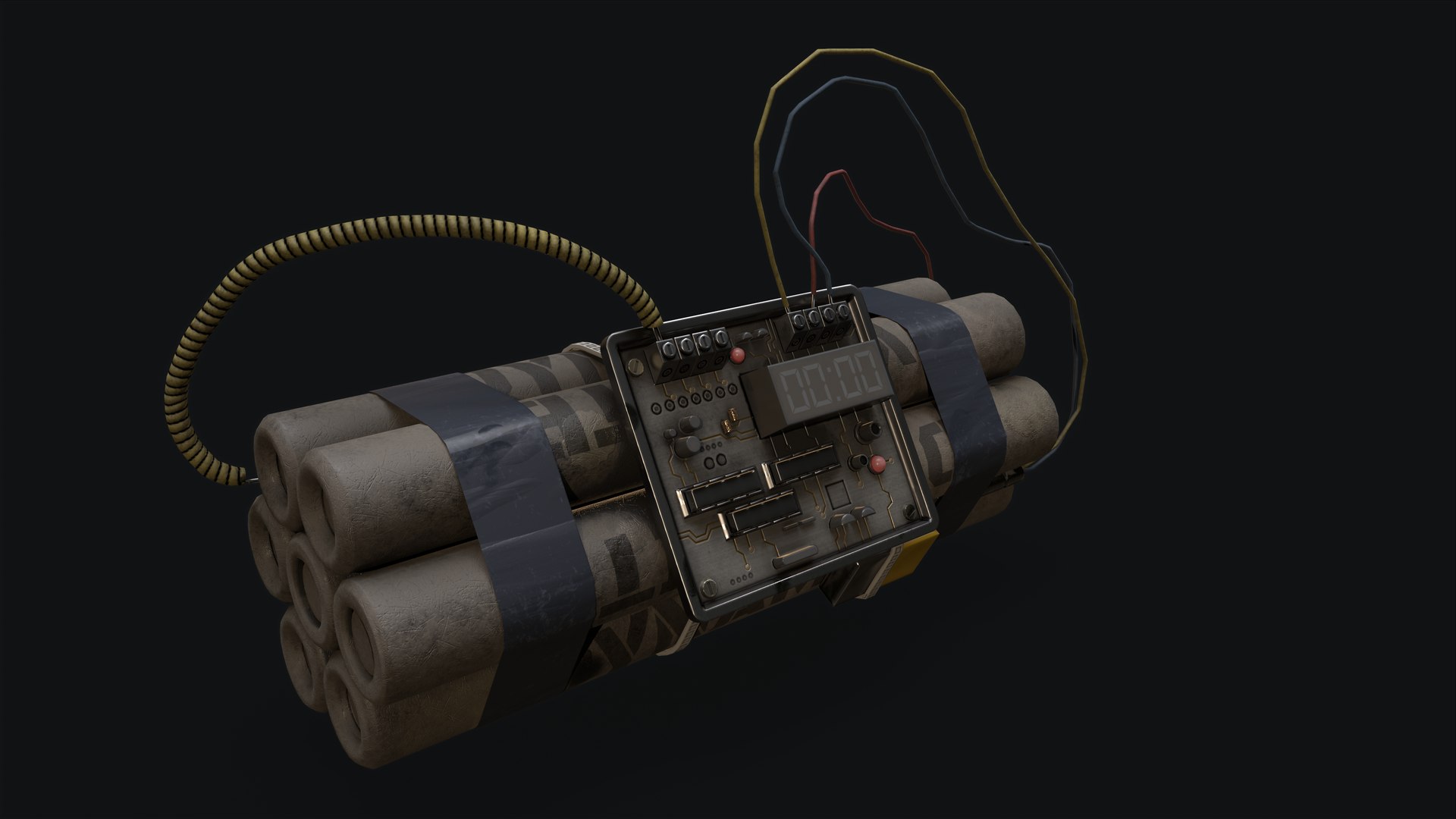 Low Poly TNT Bomb model - TurboSquid 2101662