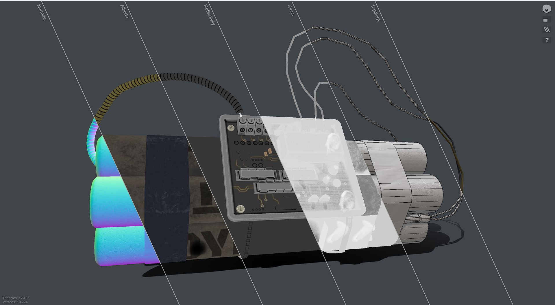 Low Poly TNT Bomb Model - TurboSquid 2101662