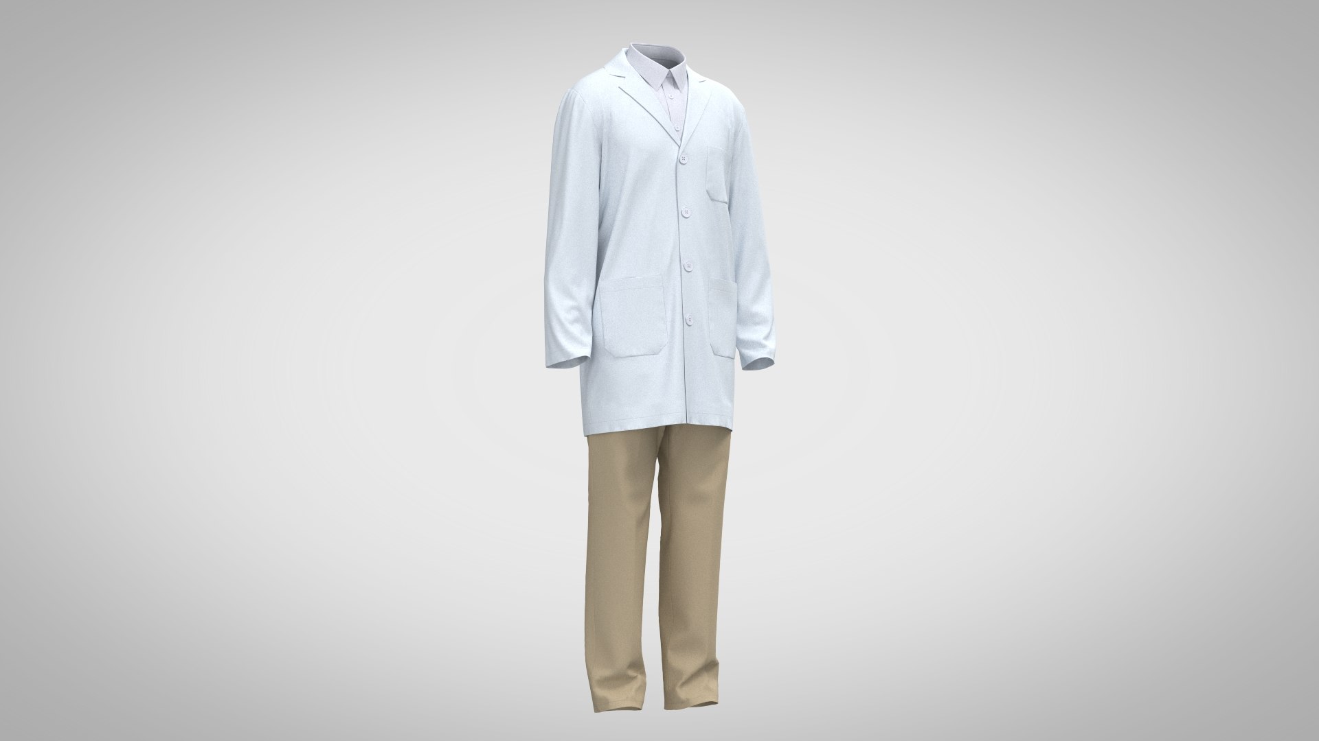 3D Lab Coat 2 Outfit Model - TurboSquid 2084736