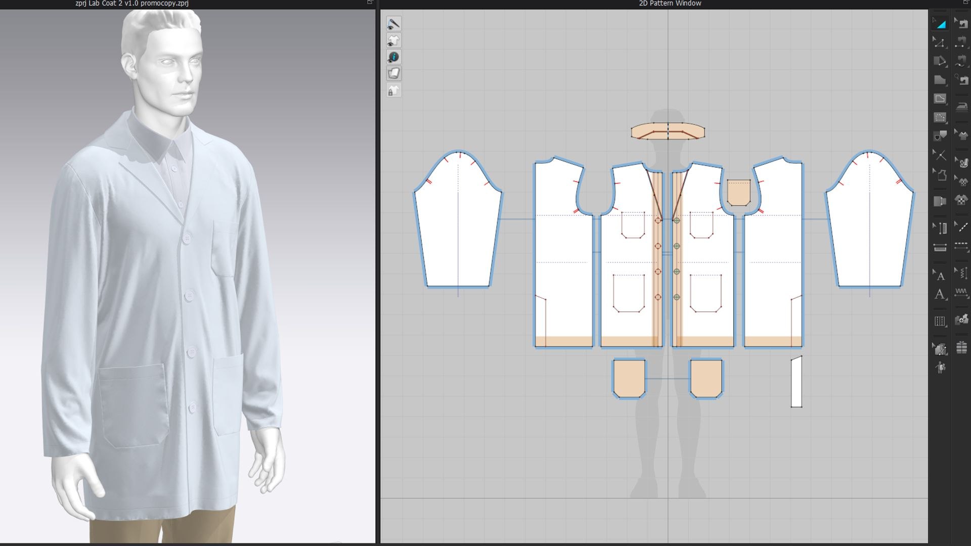 3D Lab Coat 2 Outfit Model - TurboSquid 2084736