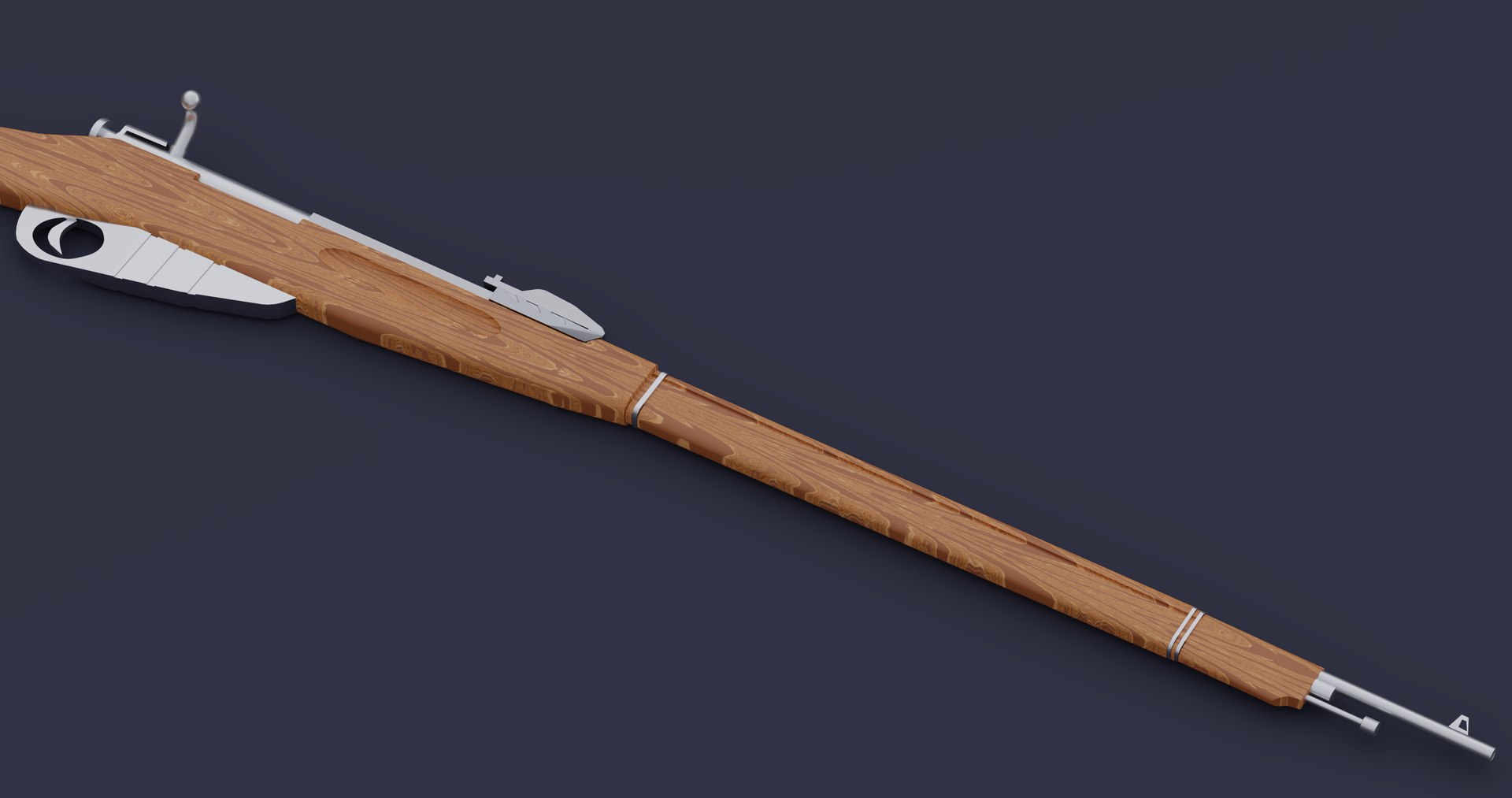 Mosin Rifle Low-poly 3D Model - TurboSquid 1935197