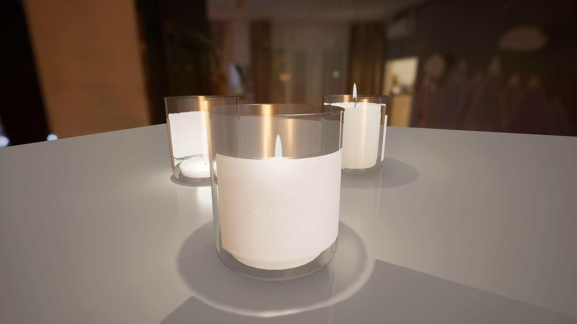 Little Candle In Jar - PBR Game Ready Unreal Engine 4 And 5 Model - TurboSquid 2073413