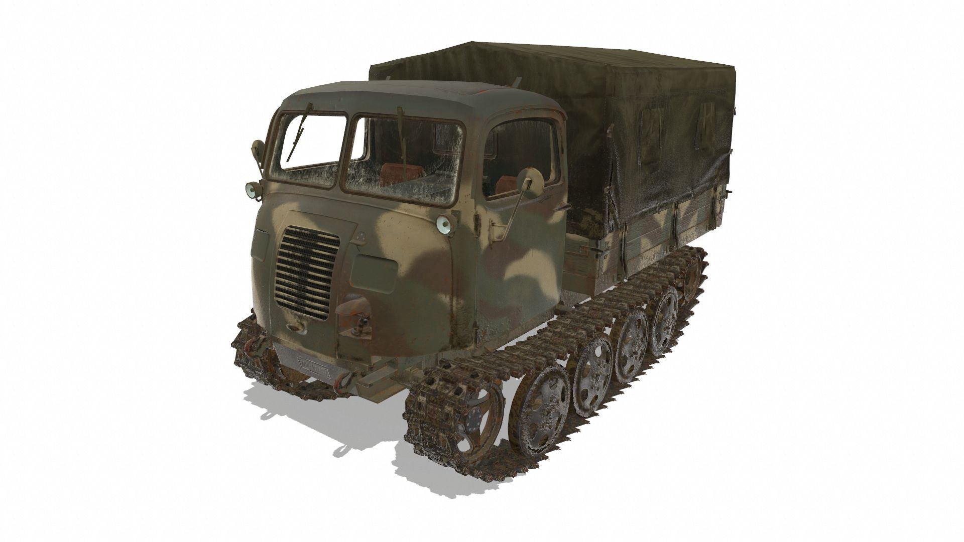 Raupenschlepper Model - TurboSquid 1536157