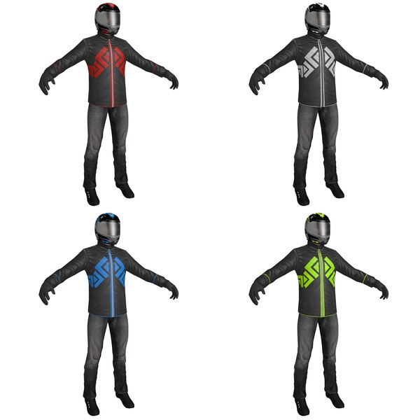 modelo 3d Sci-fi Female Rider Outfit - TurboSquid 2076055