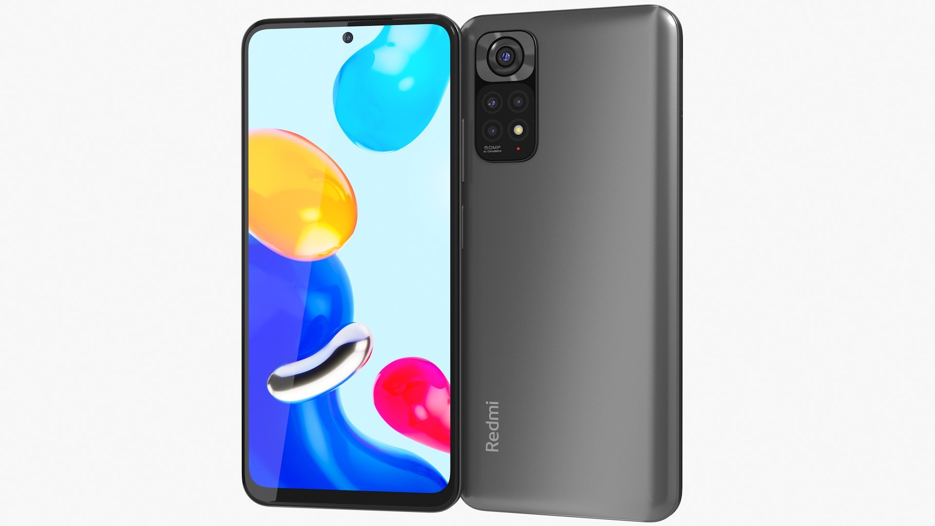 3D Xiaomi Redmi Note 11 Gray - TurboSquid 1862078