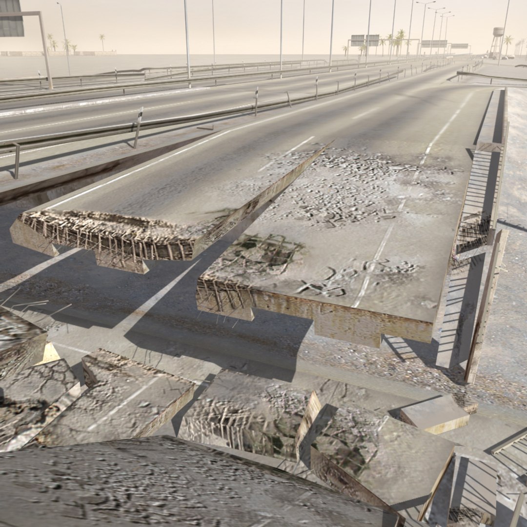 3d Arab Highway -destroyed- Ruined