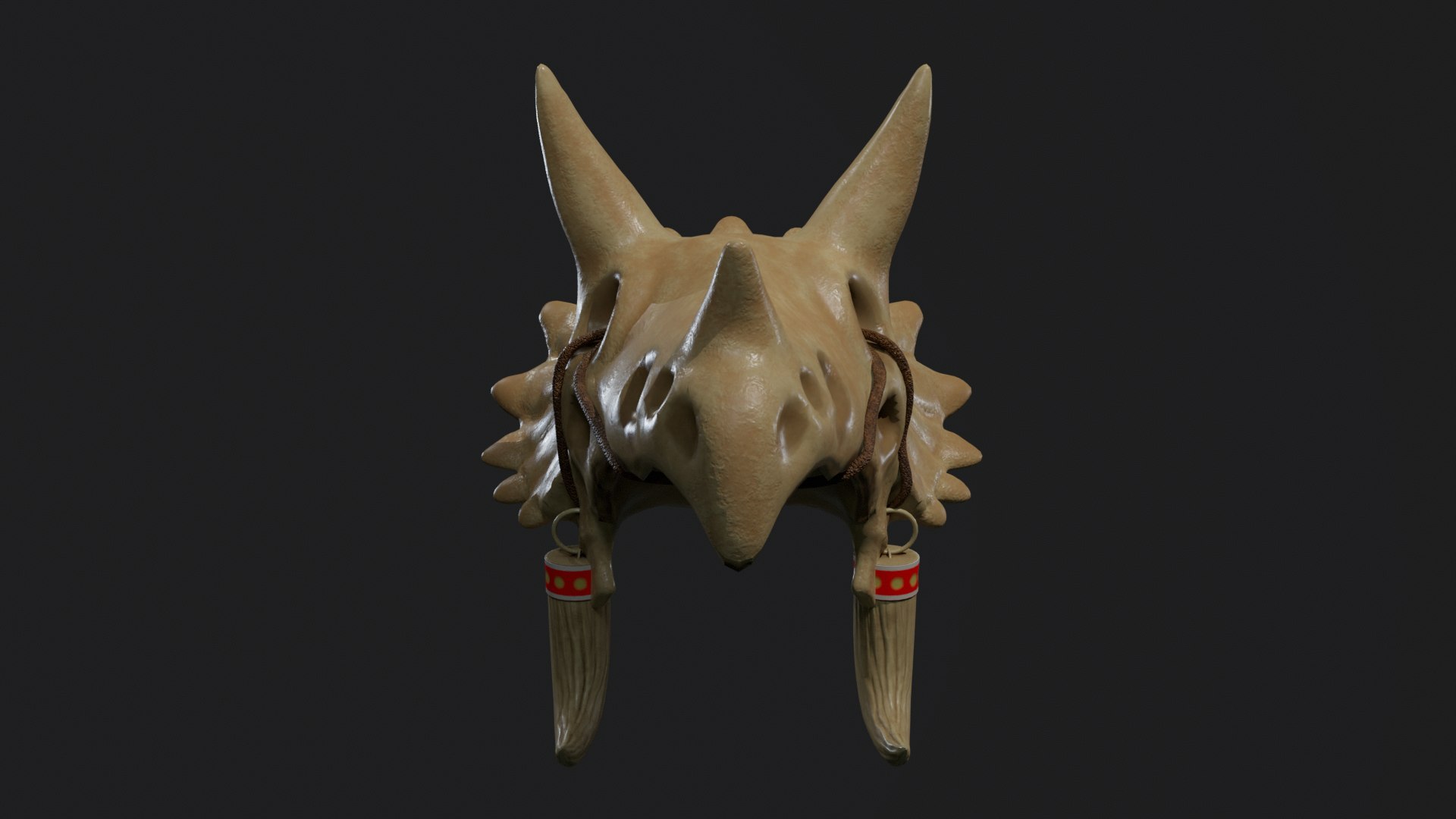 Skeletal Helmet 3D Model - TurboSquid 2427665