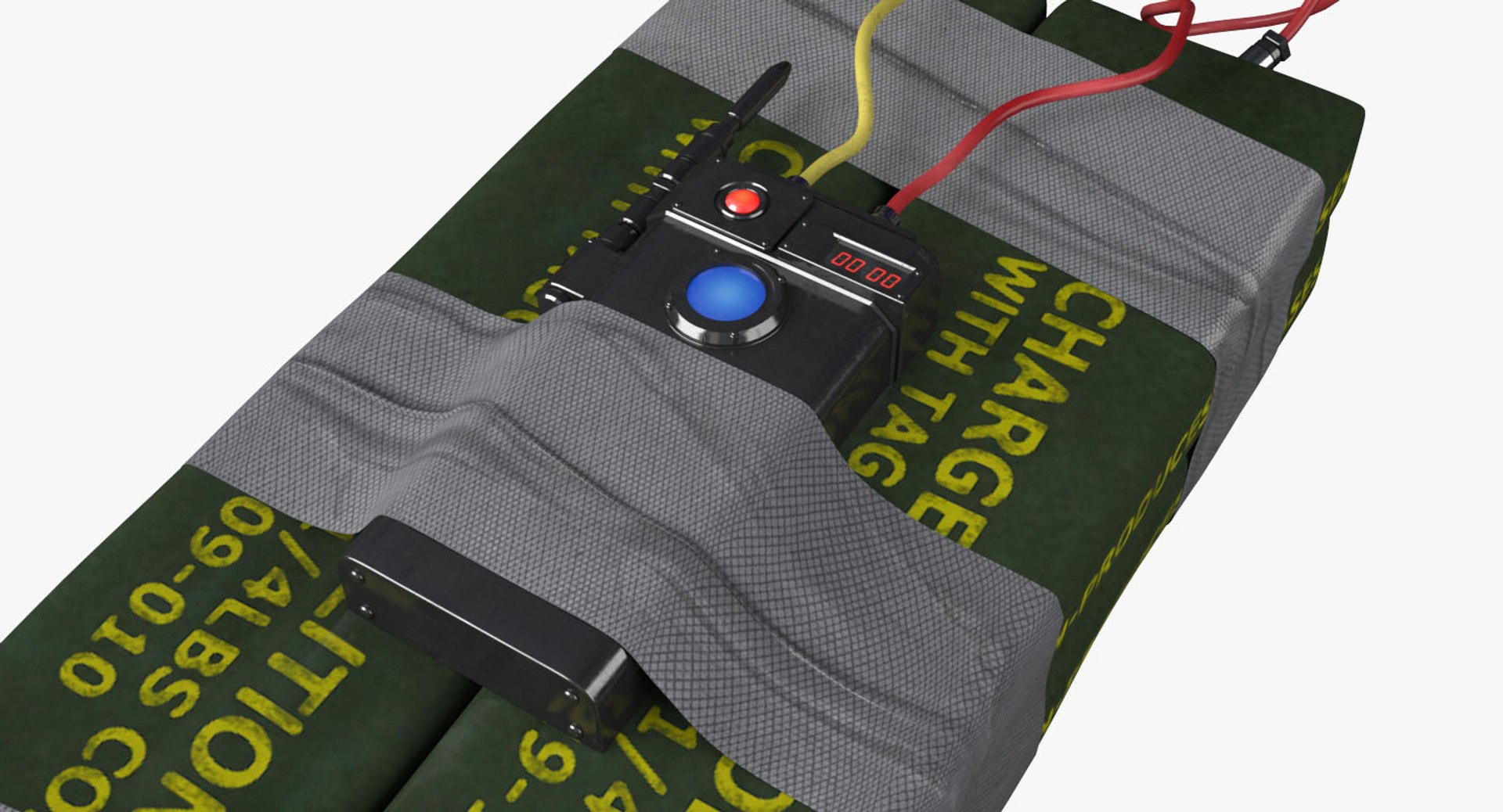 C4 Plastic Bomb Remote 3D Model - TurboSquid 1250016