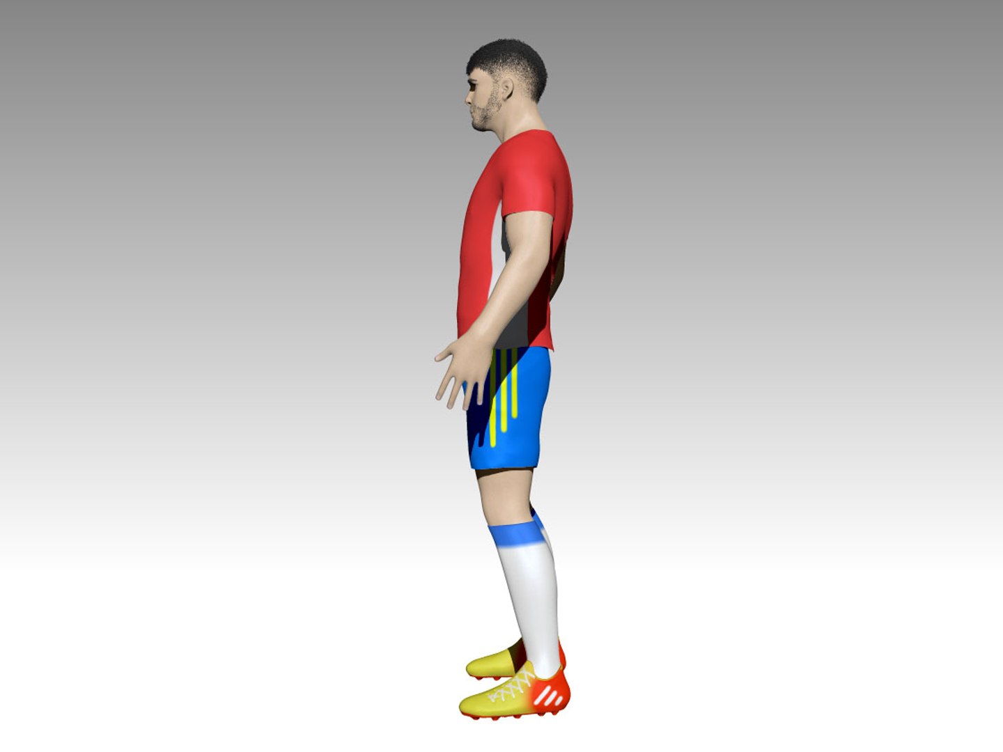 3d Football Player Model