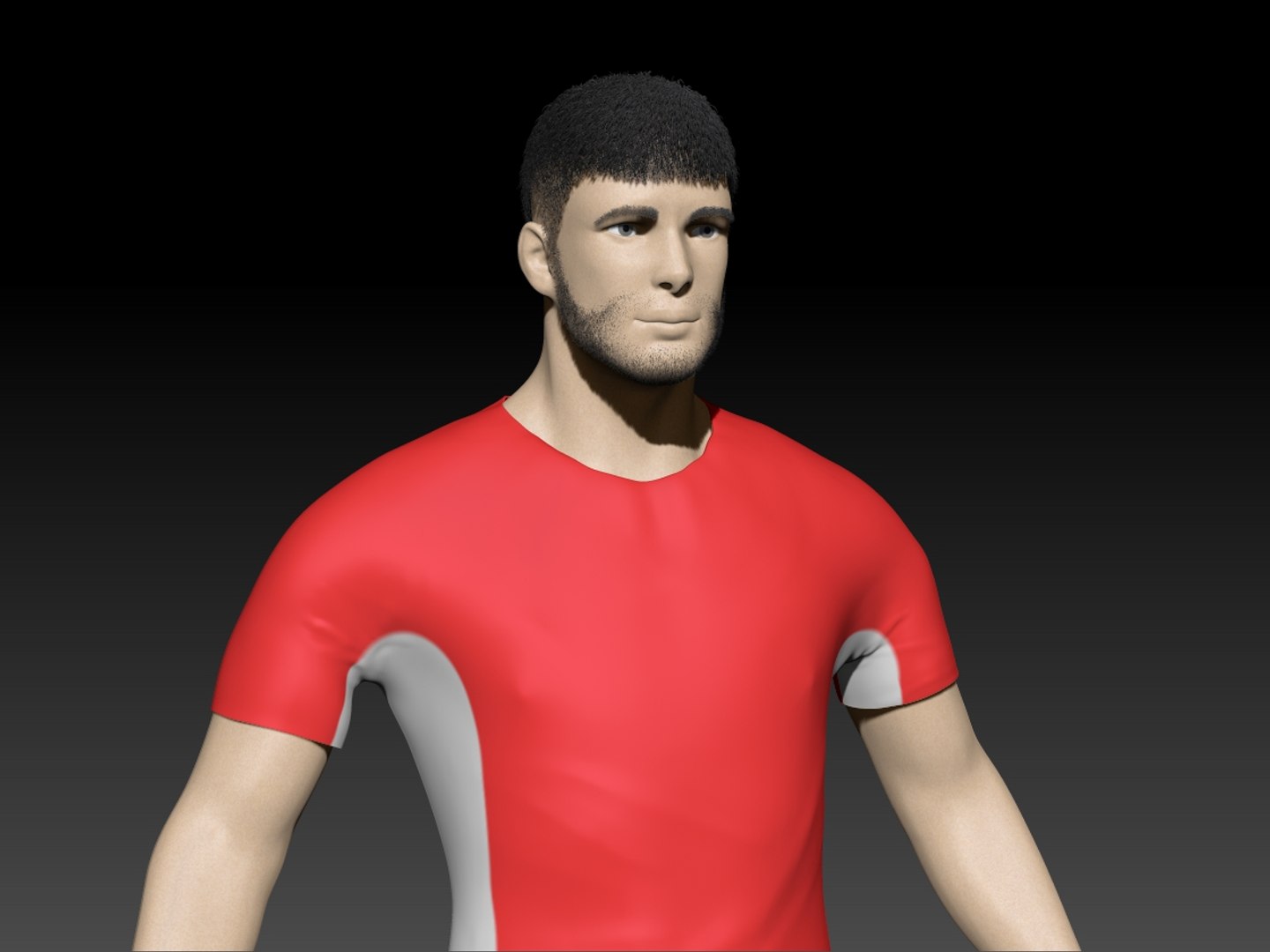 3d Football Player Model