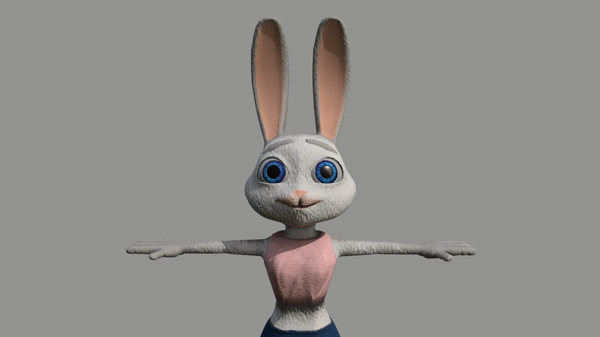 3D Rabbit - TurboSquid 1625018