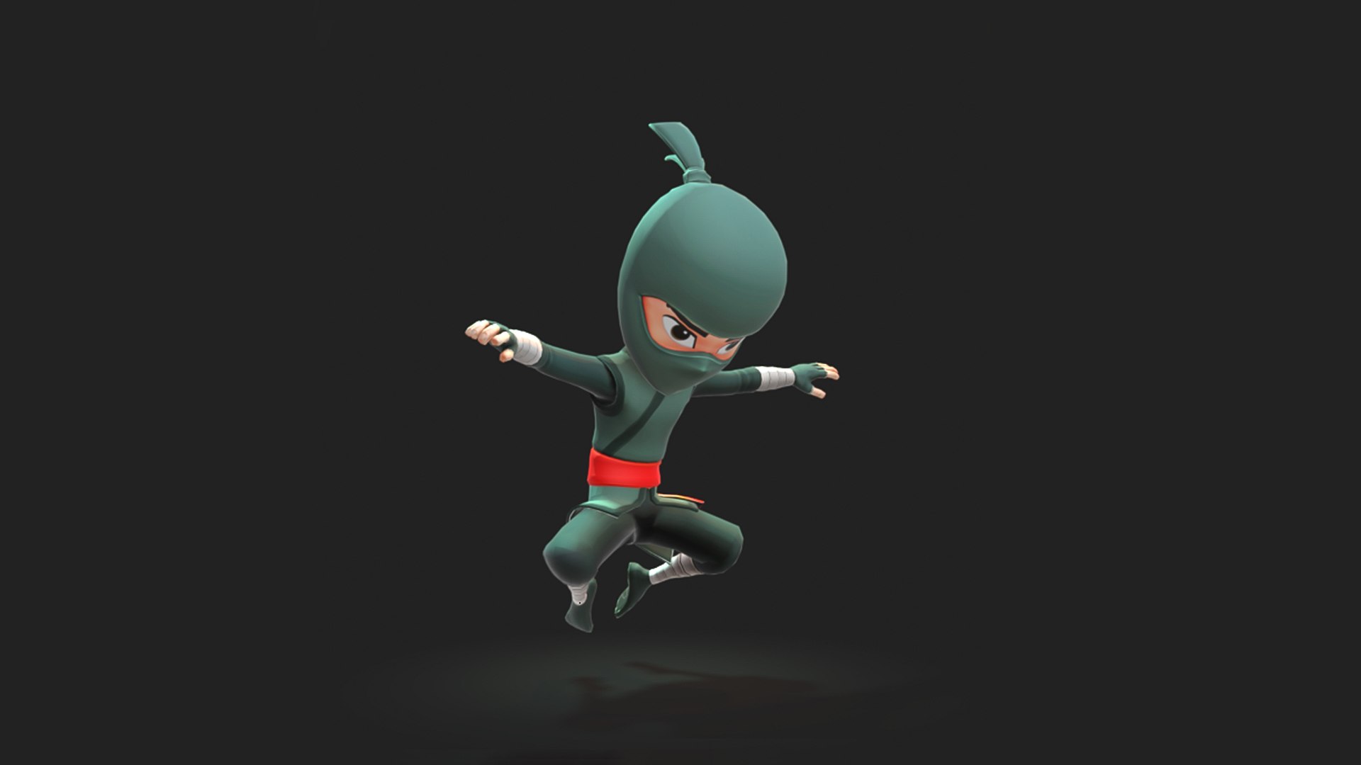 3D Model Ninja Stylized Game 3D - TurboSquid 2124851