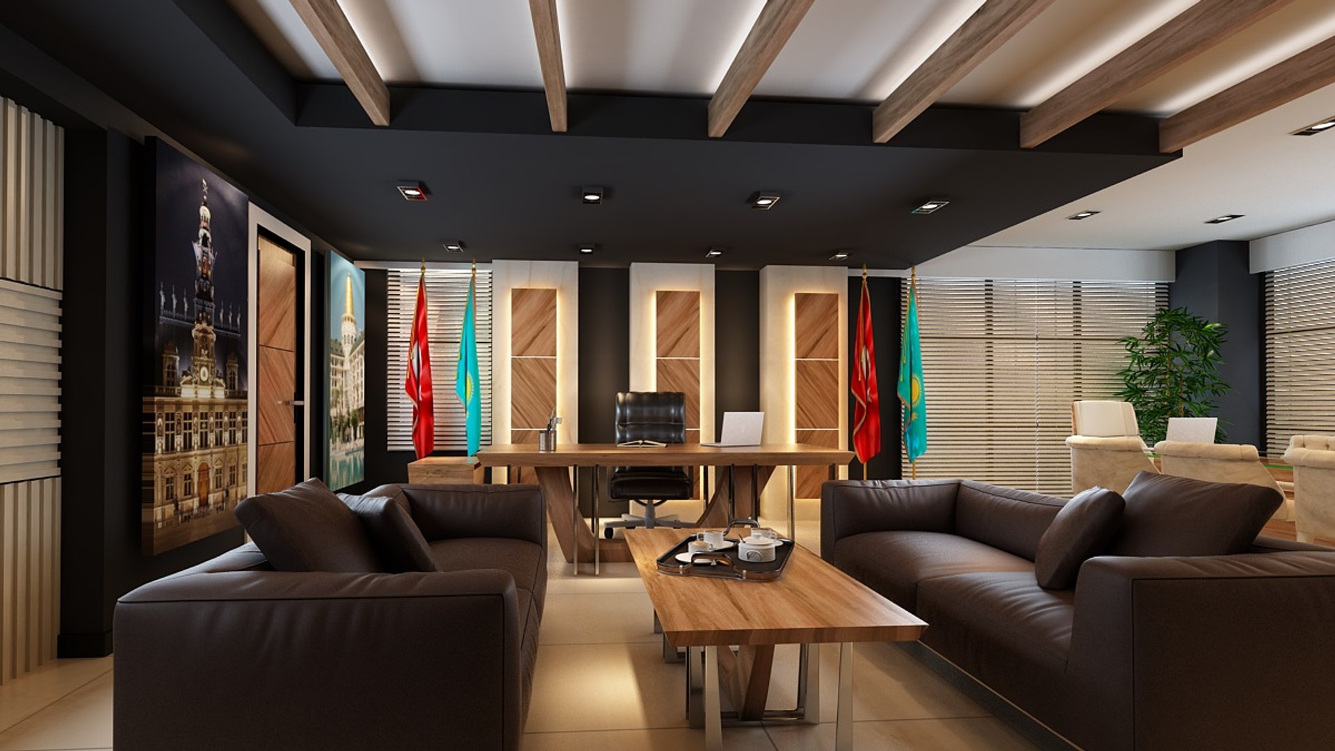 3d Modern Office Model