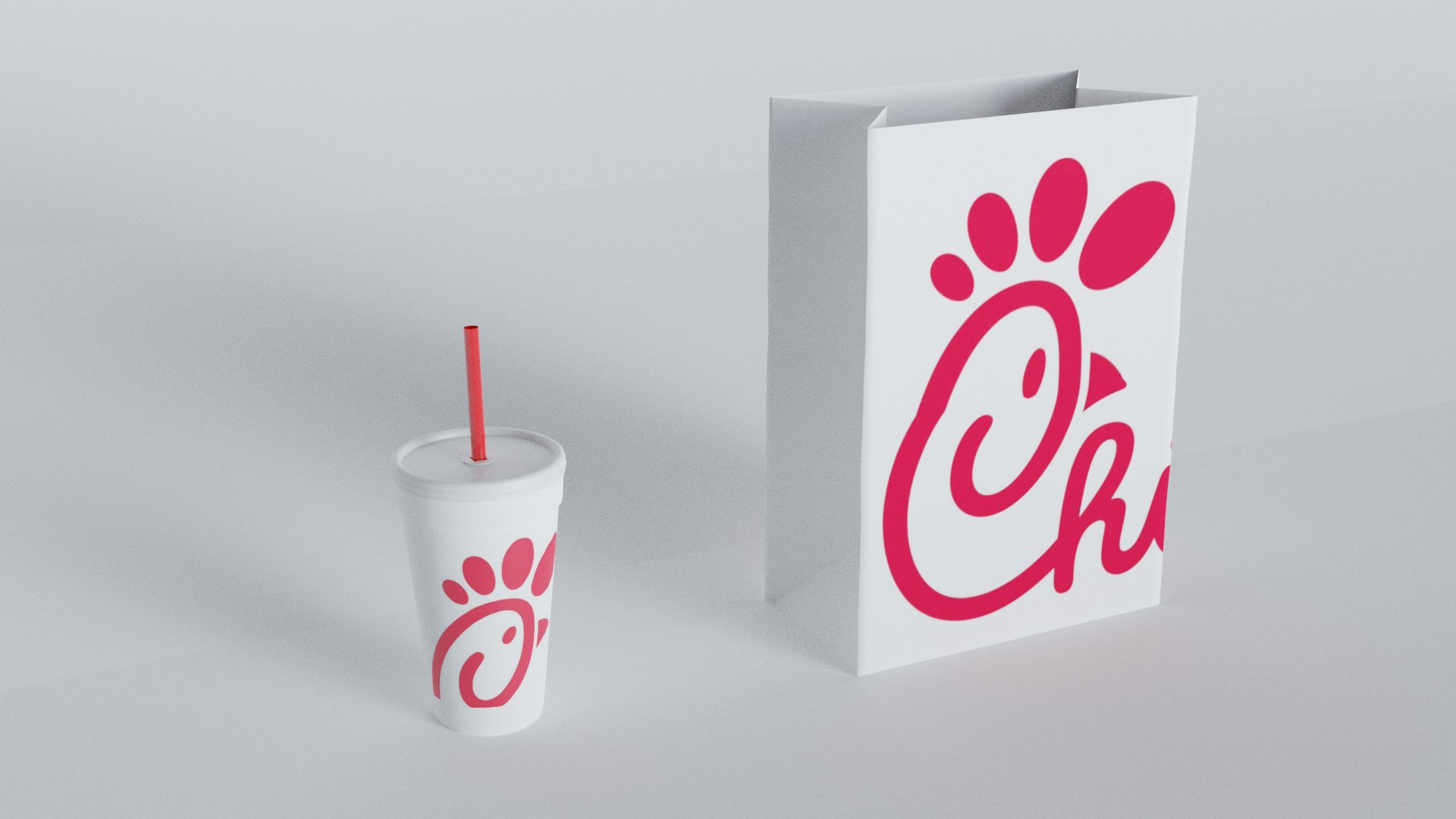 3D Generic Bag Cup Fast Food Model - TurboSquid 1392596