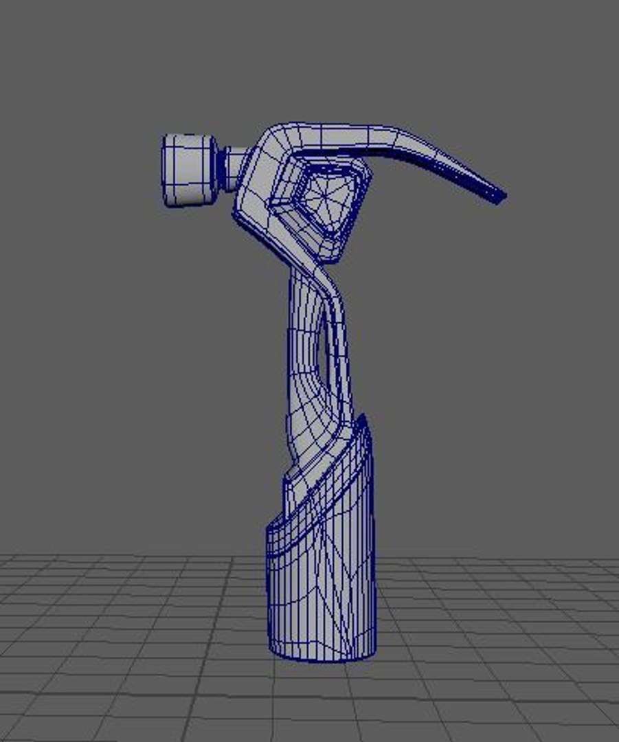 Hammer Low-poly 3D Model 3D Model - TurboSquid 2339403