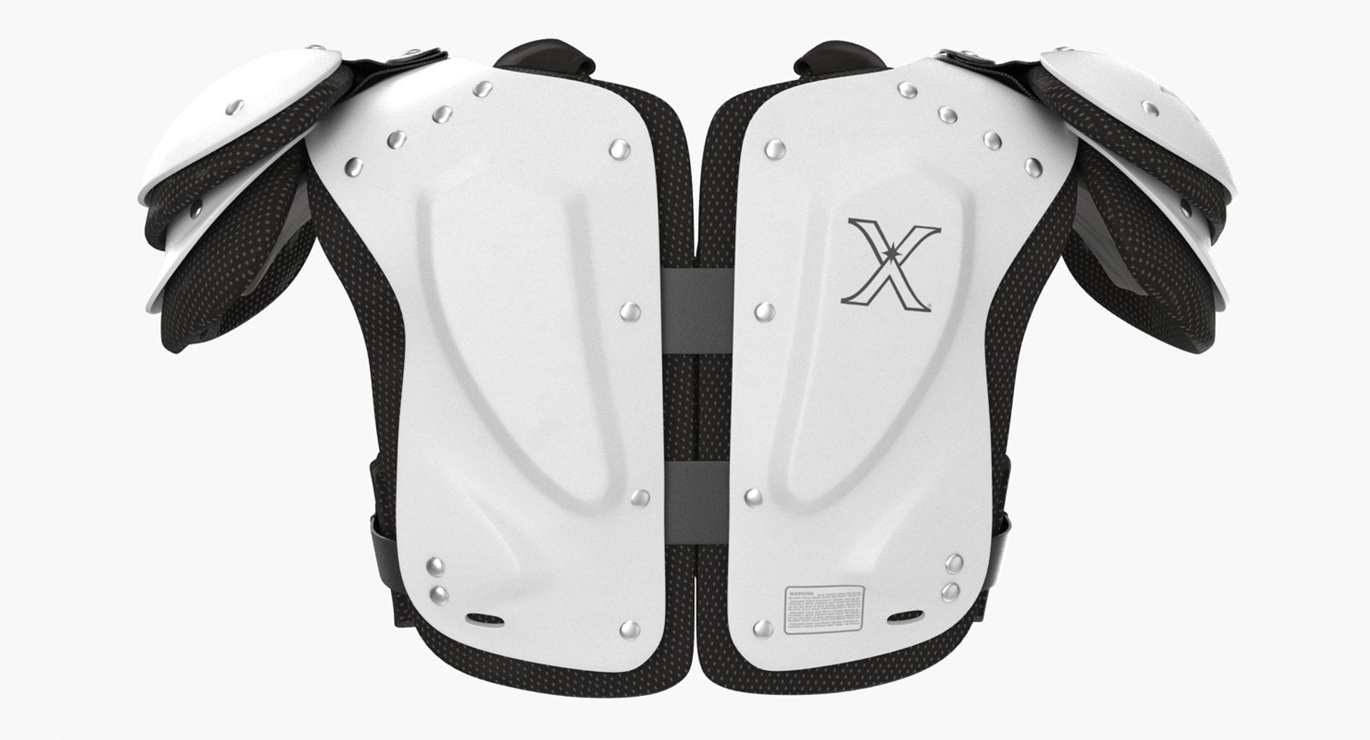 3D Football Shoulder Pads Xenith - TurboSquid 1365954