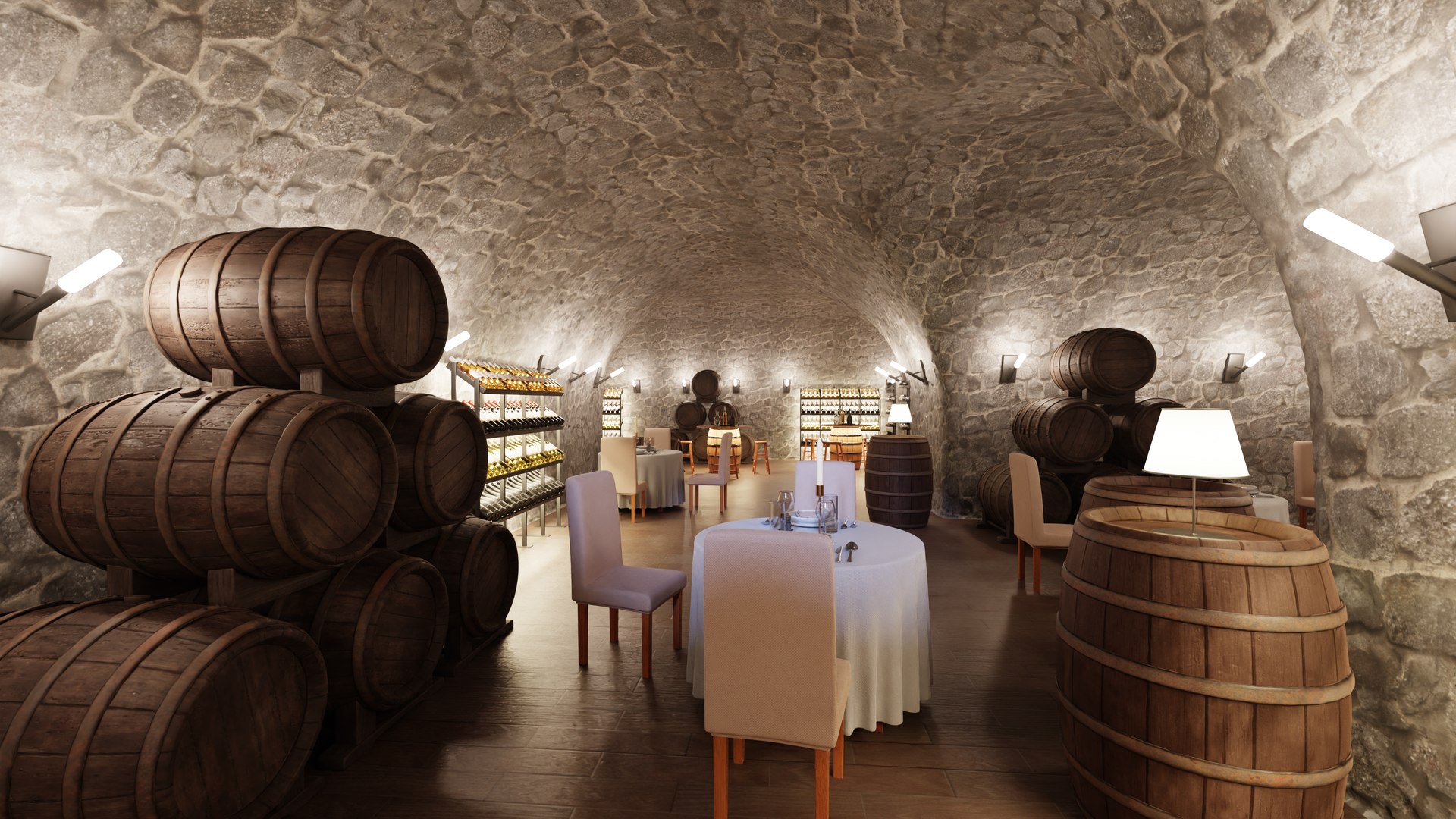 3D Winery Restaurant 03 Model - TurboSquid 2018756