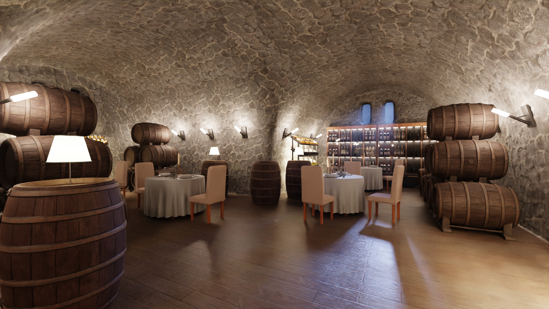 3D Winery Restaurant 03 Model - TurboSquid 2018756