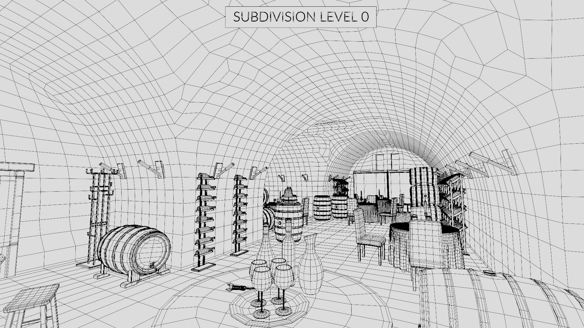 3D Winery Restaurant 03 model - TurboSquid 2018756