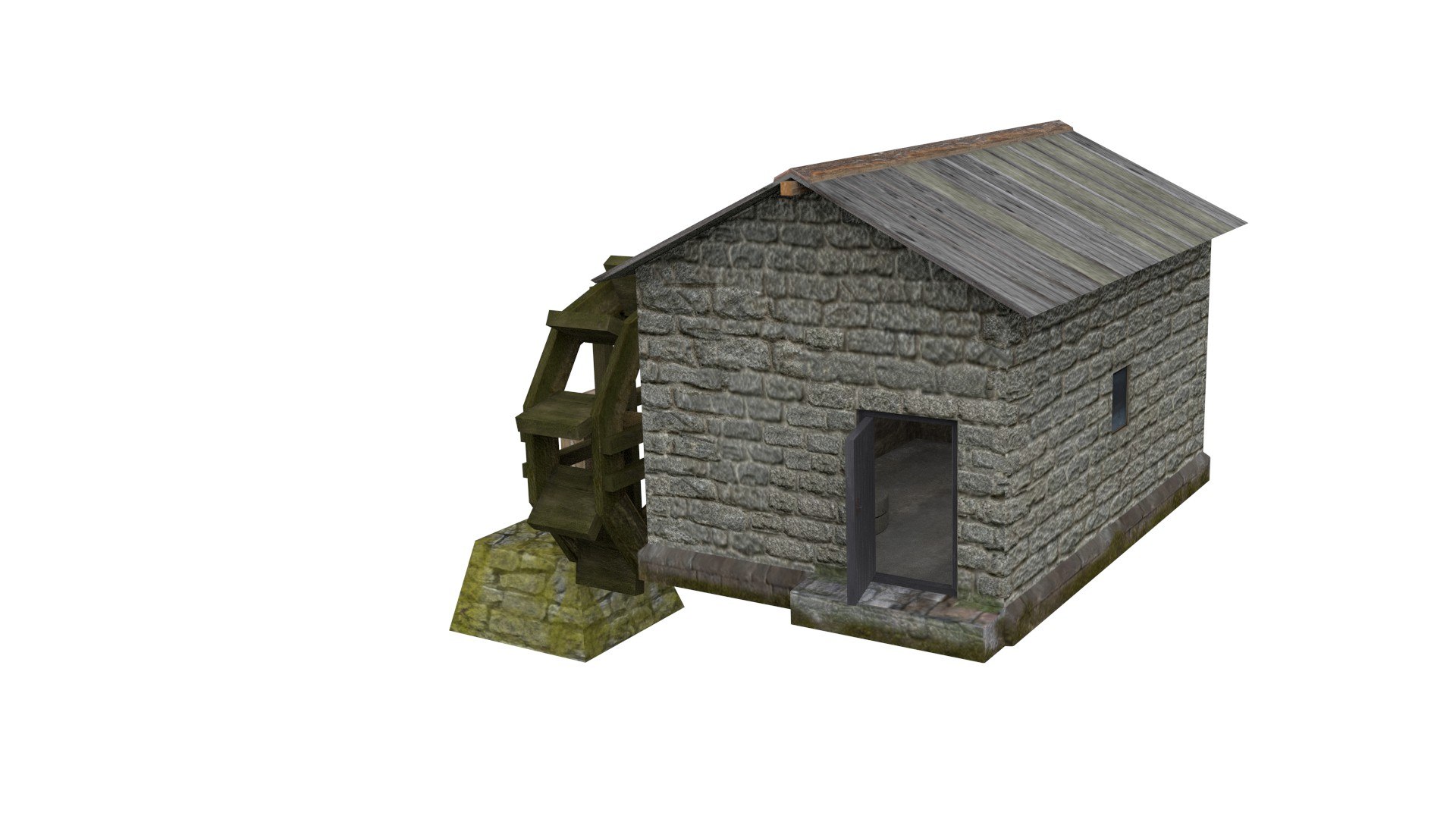 Building Millstone 3d Model