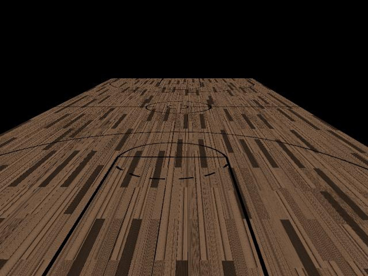 Maya Wood Planks Basketball Court