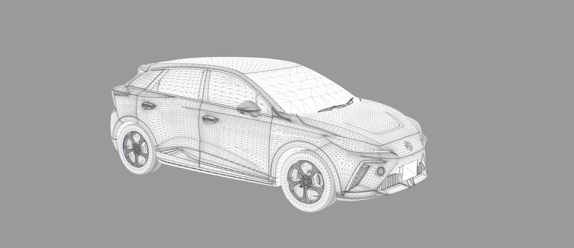 3D MG MG4 EV 2022 HQinterior - TurboSquid 2212168